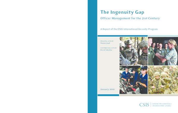(PDF) The ingenuity gap: Officer management for the 21st century