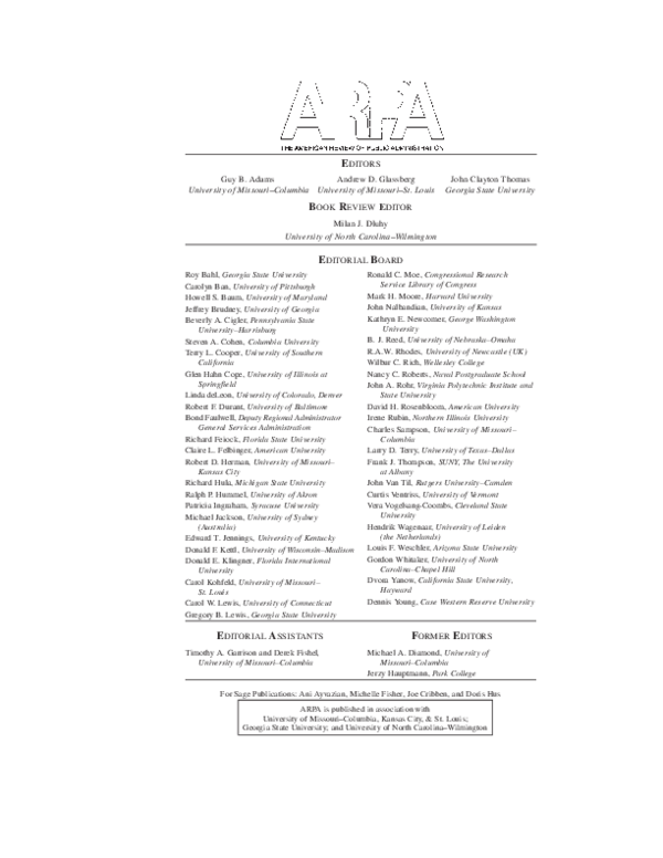 (PDF) Public Service Motivation and Job Performance Evidence from the ...