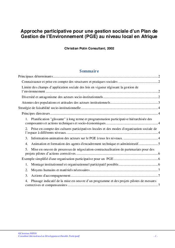 PDF Télécharger approche participative en sociologie Gratuit PDF ...