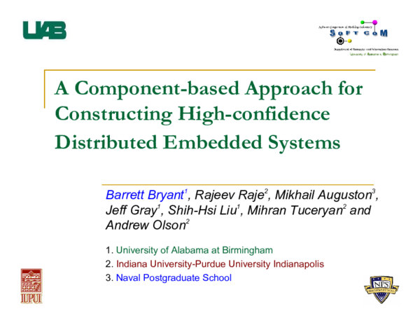Pdf Realizing Distributed Embedded Systems Using Service Oriented Architectures