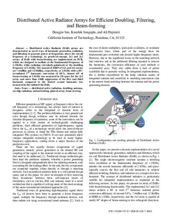 (PDF) Distributed Active Radiator Arrays for Efficient Doubling ...
