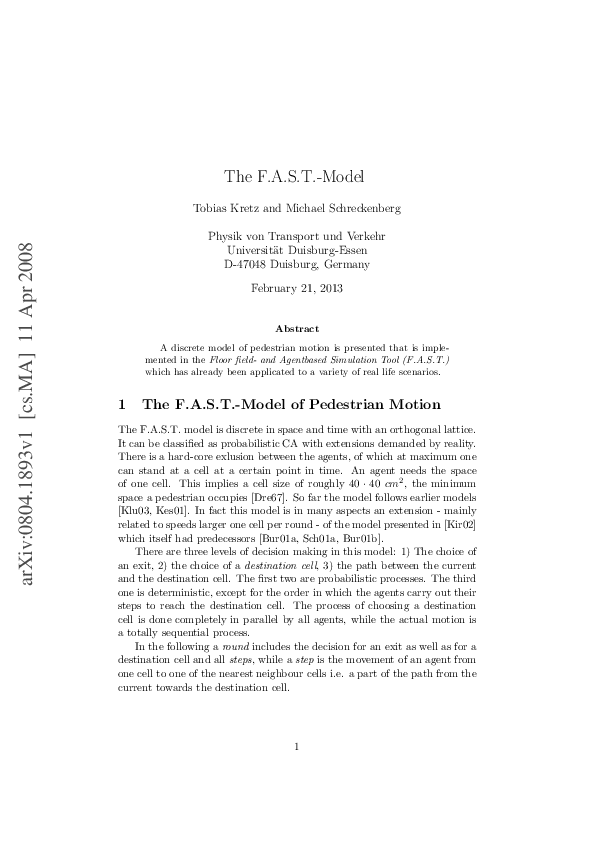(PDF) The F.A.S.T.Model