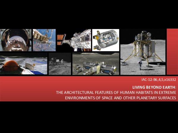(PDF) Living beyond earth: the architectural features of human habitats ...