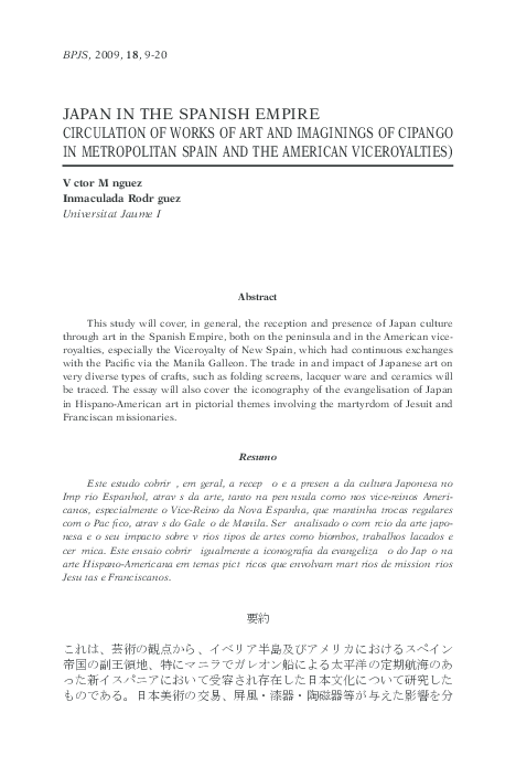 (PDF) Japan in the Spanish Empire