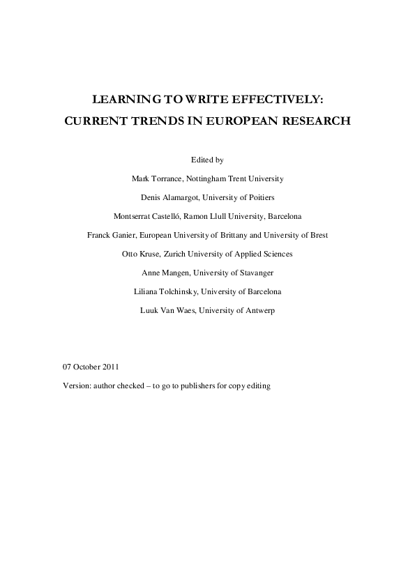 (PDF) Inputlog 4.0: Keystroke Logging in Writing Research