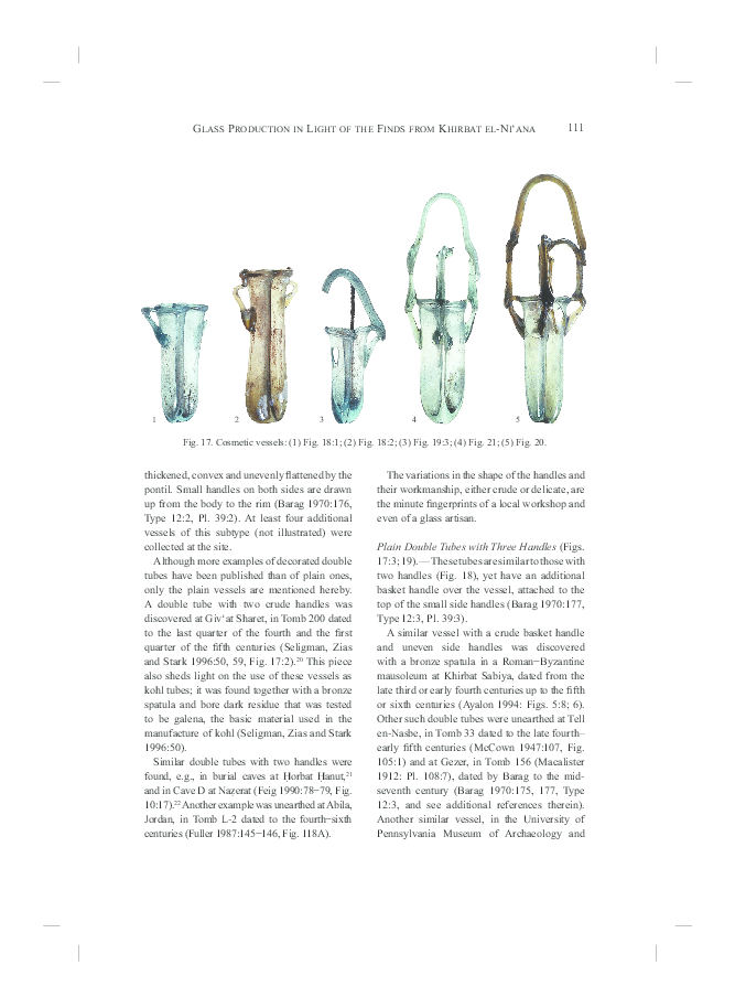 (PDF) LOCAL GLASS PRODUCTION IN THE LATE ROMAN–EARLY BYZANTINE PERIODS ...