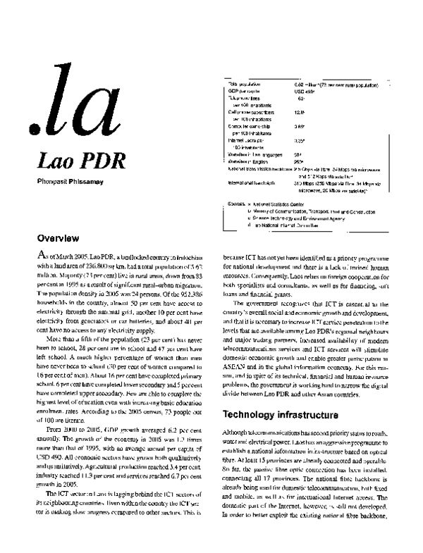 (PDF) la Lao PDR