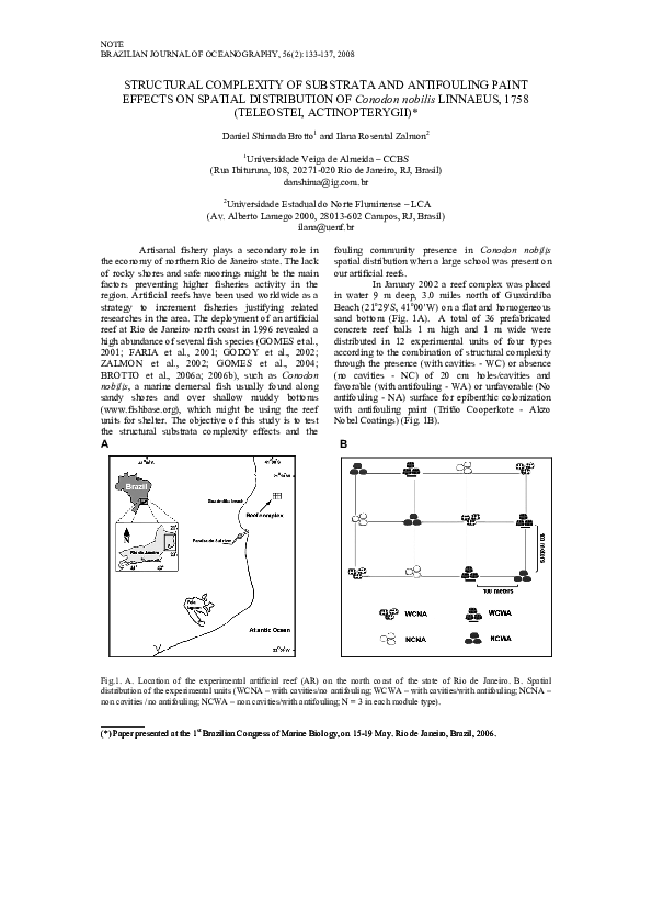 (PDF) Structural complexity of substrata and antifouling paint effects ...