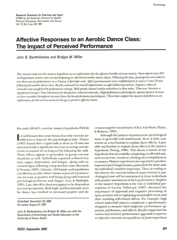 (PDF) The Impact of Perceived Performance