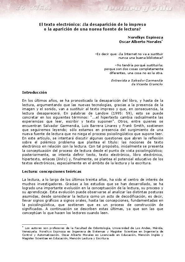 Lectura De Textos Impresos Para Principiantes