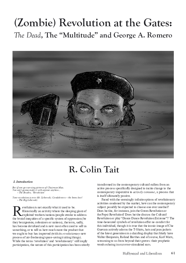 (PDF) (Zombie) Revolution at the Gates: The Dead, The "Multitude" and ...