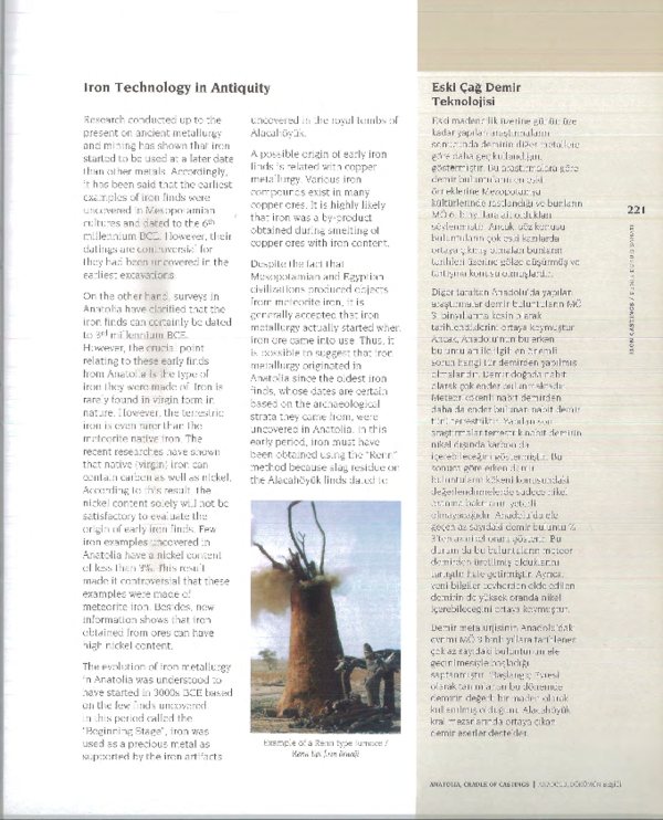 (PDF) Iron Technology in Antiquity