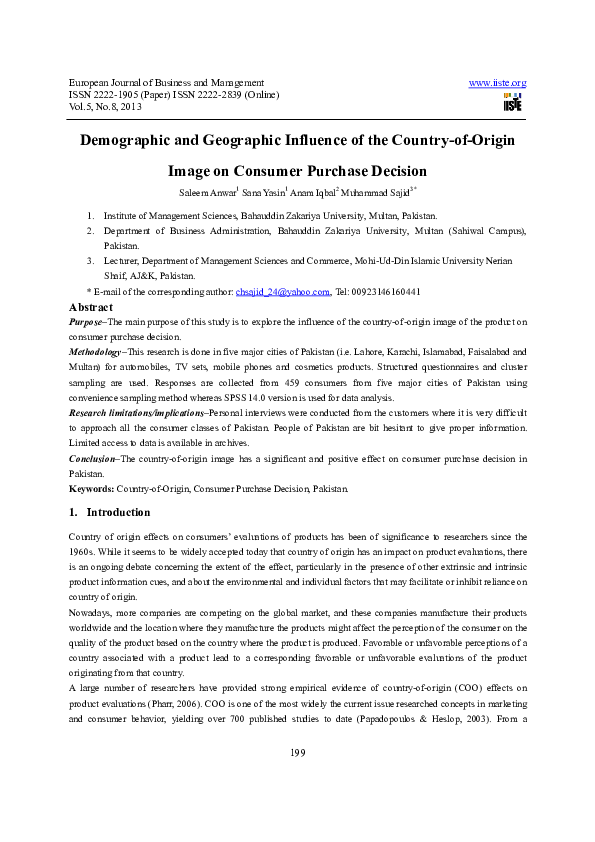 PDF Demographic And Geographic Influence Of The Country of Origin pdf-demographic-and-geographic-influence-of-the-country-of-origin
