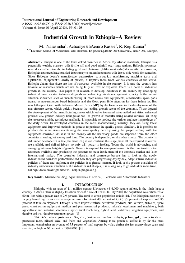 (PDF) International Journal of Engineering Research and Development (IJERD)