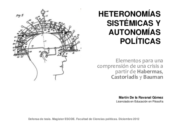 (PPT) Heteronomías sistémicas y autonomías políticas
