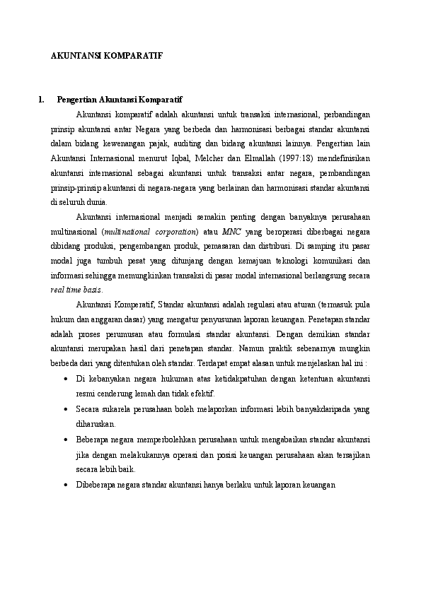 (DOC) AKUNTANSI KOMPARATIF