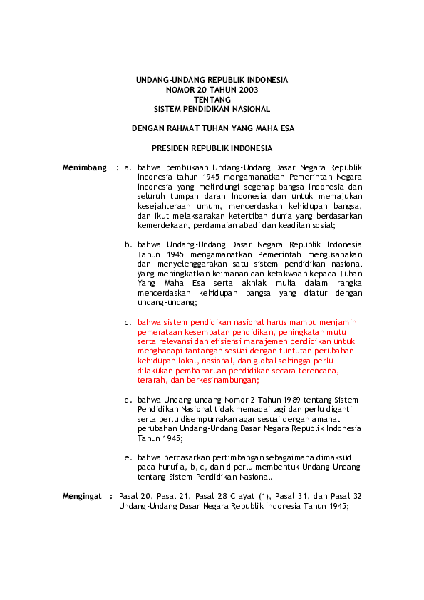 (PDF) Sistem Pendidikan Nasional