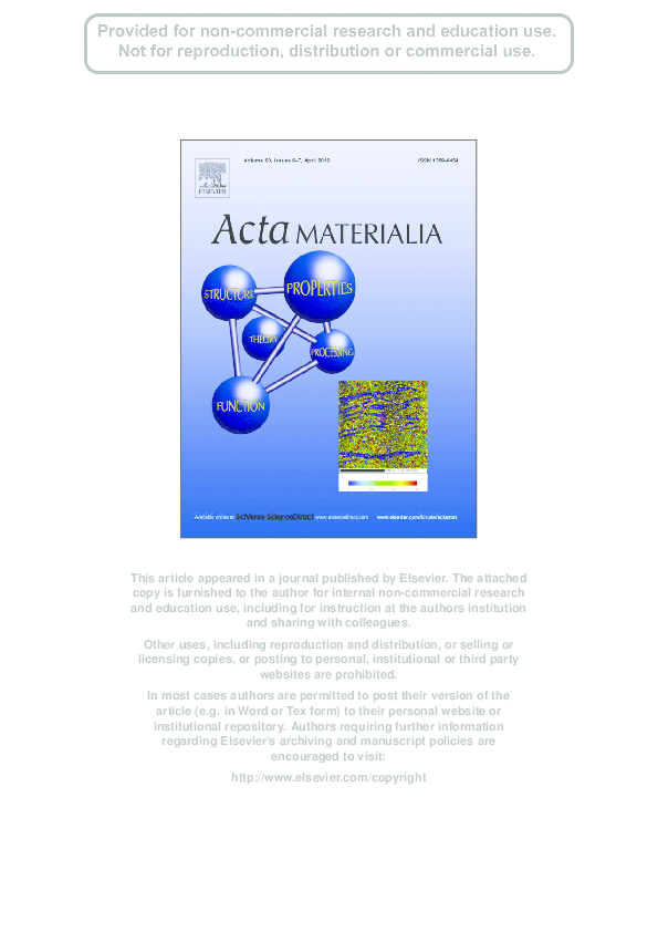 Pdf Local Non Equilibrium Diffusion Model For Solute Trapping During Rapid Solidification