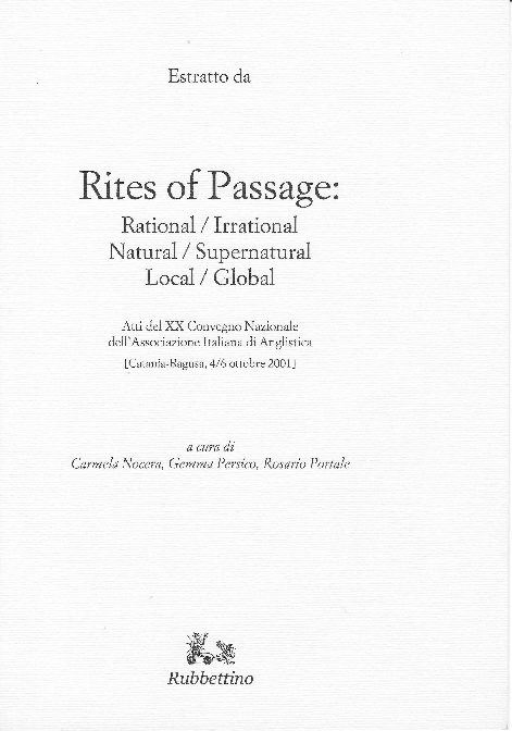 (PDF) Islands, Colors and Obsessions. The Other and the Self in Three ...