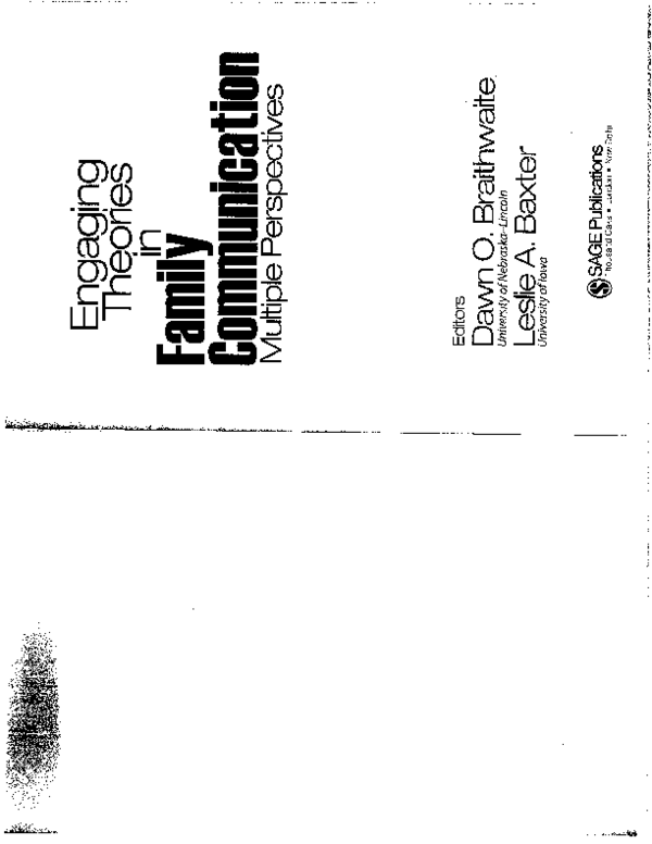 (PDF) Family communication patterns theory A social-cognitive approach