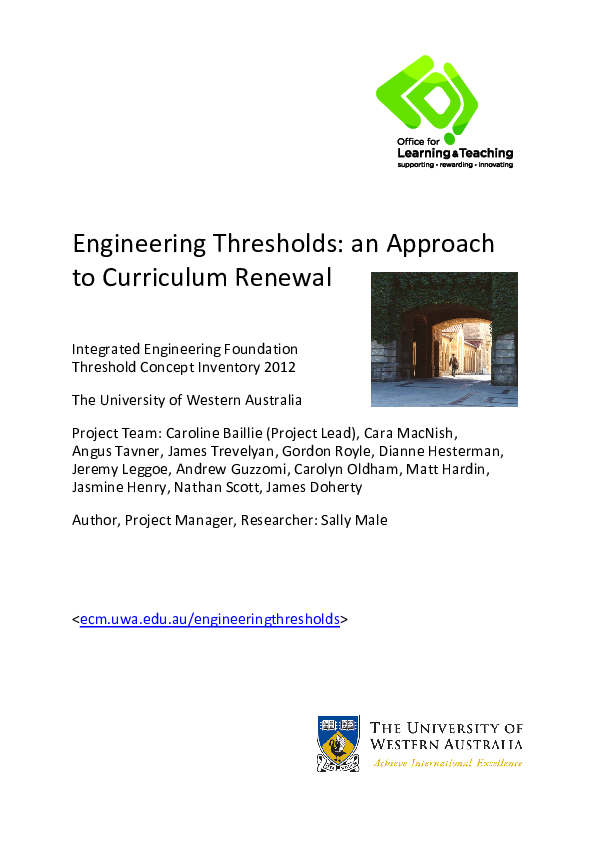(PDF) Foundation Engineering Threshold Concept Inventory