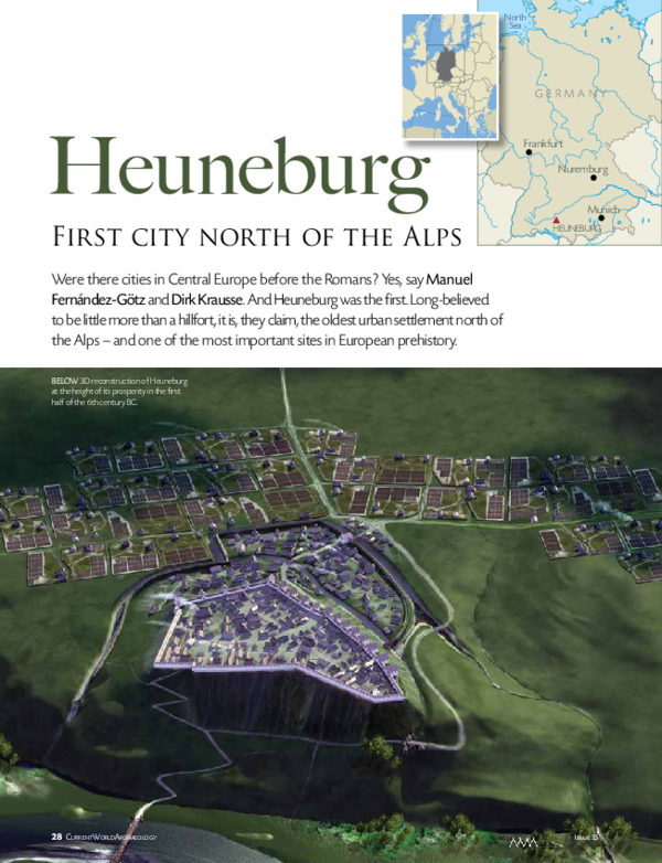 (PDF) Heuneburg. First city north of the Alps - Current World Archaeology
