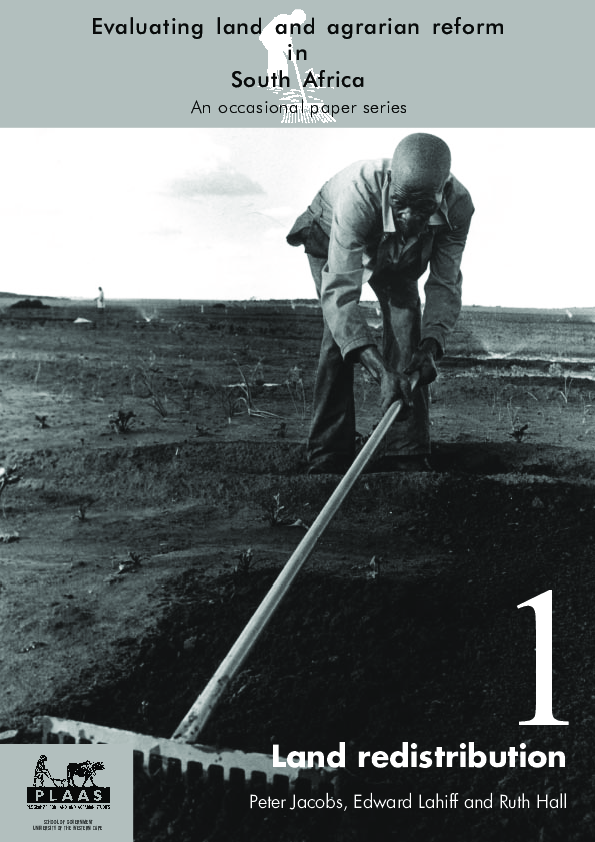 (PDF) Land redistribution