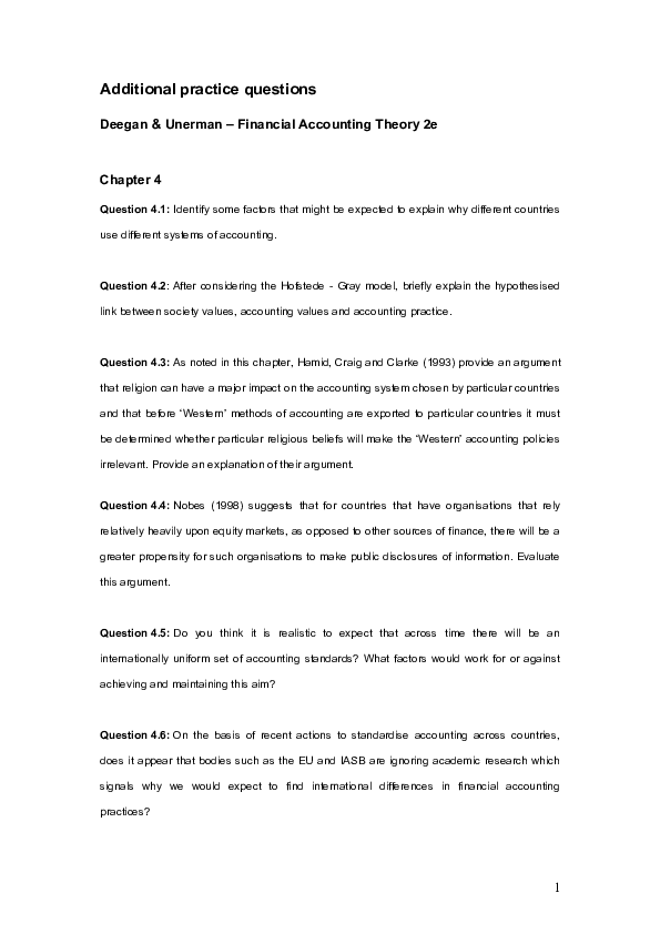 (DOC) Additional practice questions Chapter 4