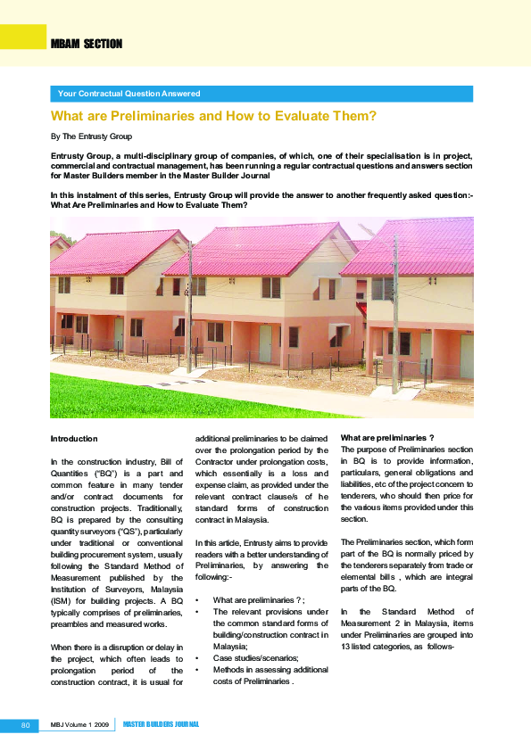 (PDF) What-are-Preliminaries-and-how-to-evaluate-them