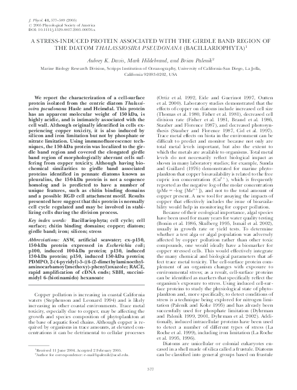 (PDF) 2005 Davis et al