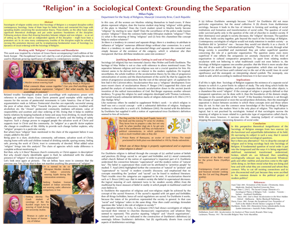 (PDF) „Religion“ in Sociological Context : Grounding the Separation ...