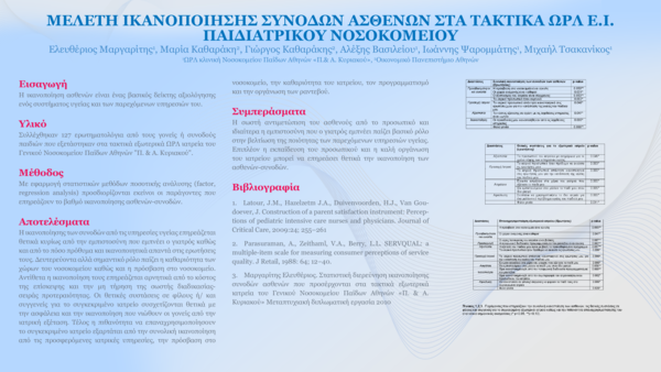 (PDF) ΜΕΛΕΤΗ ΙΚΑΝΟΠΟΙΗΣΗΣ ΣΥΝΟΔΩΝ ΑΣΘΕΝΩΝ ΣΤΑ ΤΑΚΤΙΚΑ ΩΡΛ Ε.Ι ...