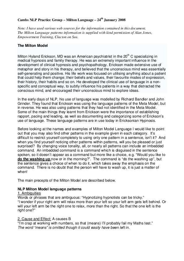 (PDF) Cambs NLP Practice Group Milton language - Prue Canham