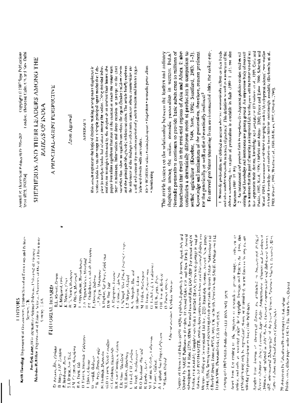 (PDF) Shepherds and their Leaders among the Raikas of