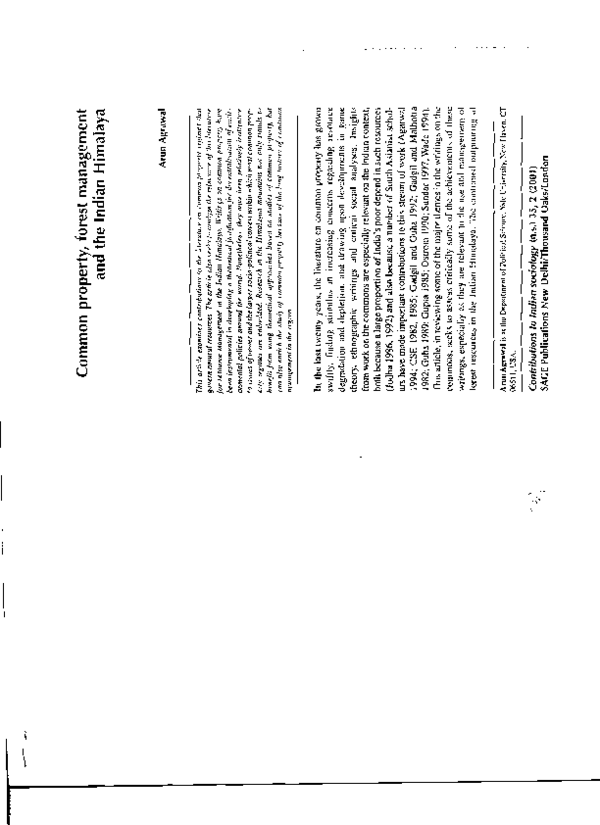 (PDF) Common Property Theories and