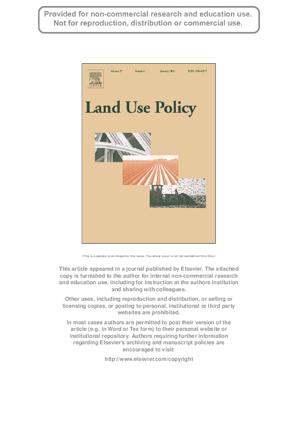 (PDF) Security and equity of conservation covenants: Contradictions of ...