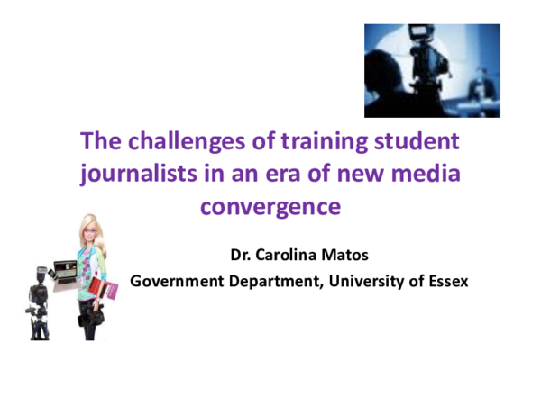 (PPT) Challenges of teaching journalism students