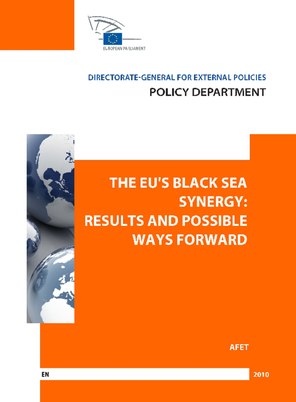 (PDF) Black Sea Synergy: Results and Possible Way Forward