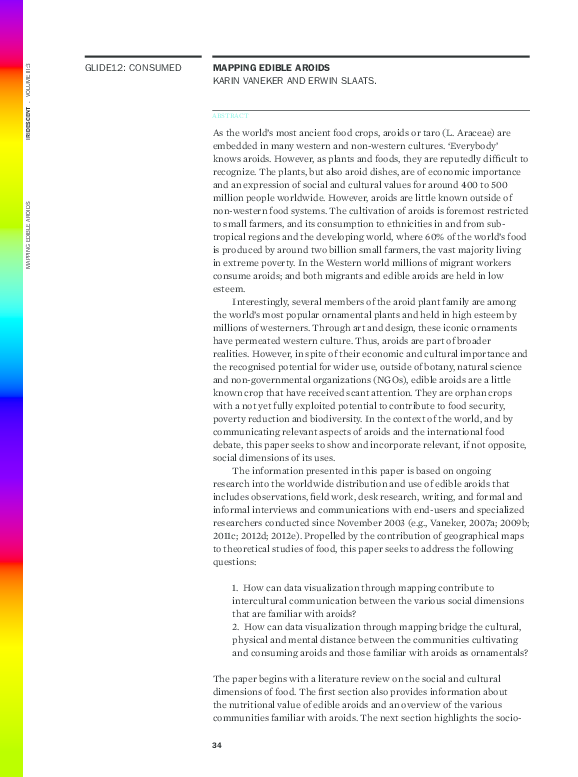 (PDF) Mapping Edible Aroids