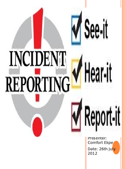 (PPT) Accident Reporting