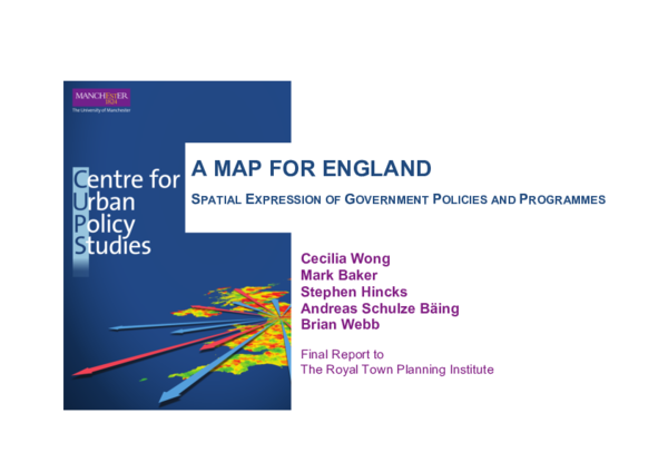A Map for England-Spatial expression of government policies and ...