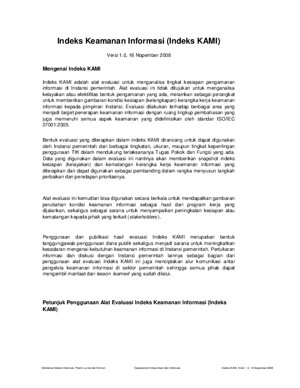 (XLS) Copy of Indeks KAMI