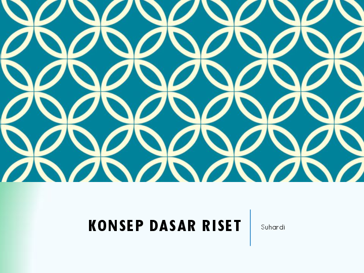 (PPT) konsep dasar riset