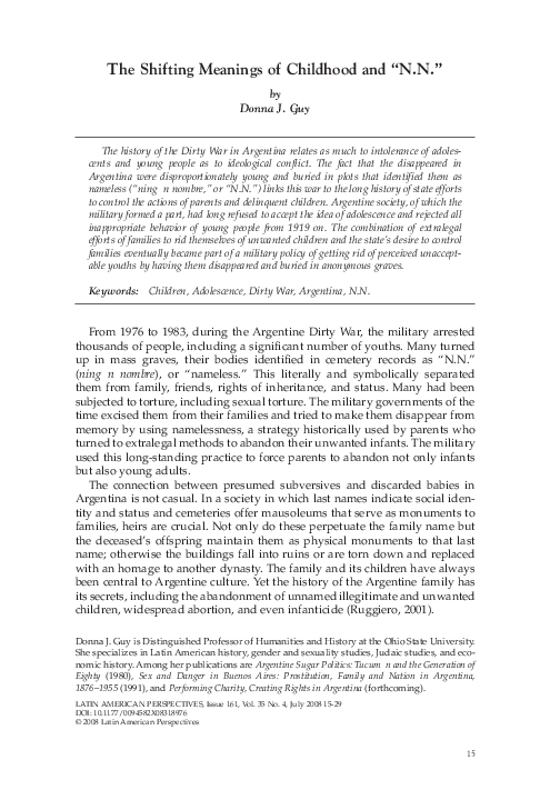 (PDF) Shifting Meanings of N.N.