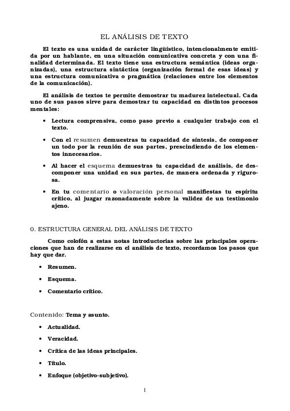 (PDF) Análisis de texto