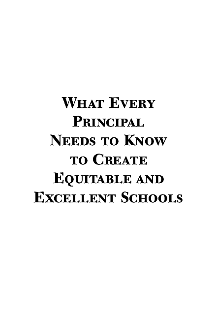 (PDF) What every principal needs to know to create equitable and ...