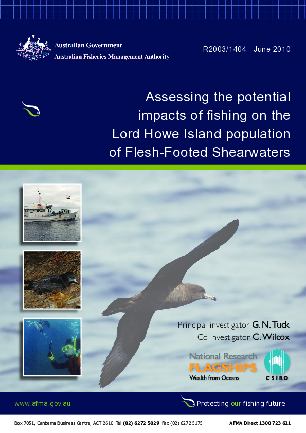 (PDF) Assessing the potential impacts of fishing on the Lord Howe ...