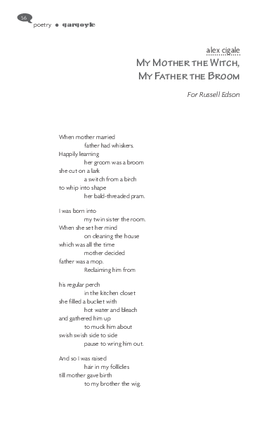 (PDF) Two Poems in Gargoyle 58