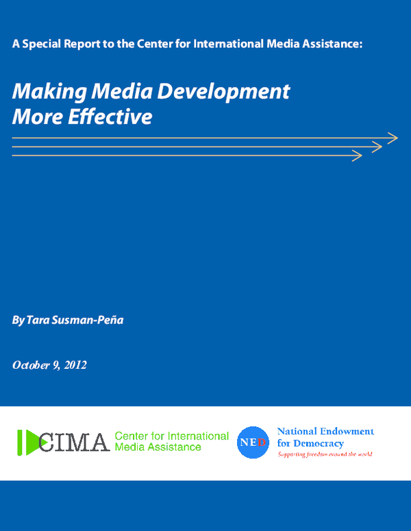 (PDF) Making Media Development More Effective