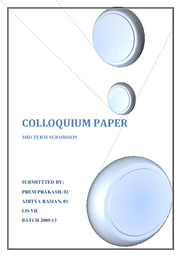 (PDF) COLLOQUIUM PAPER